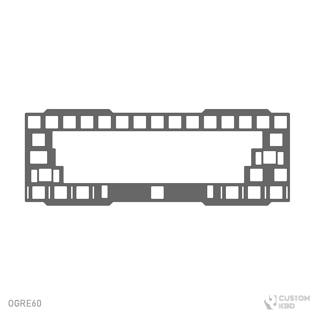 Ogre60 POM Plate – Custom KBD