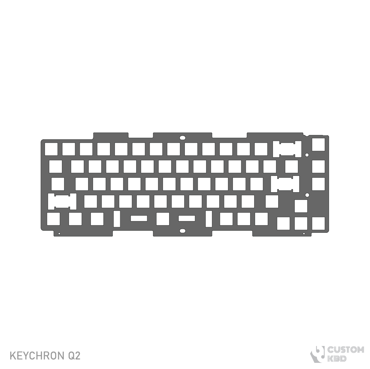 Keychron Q2 POM Plate – Custom KBD